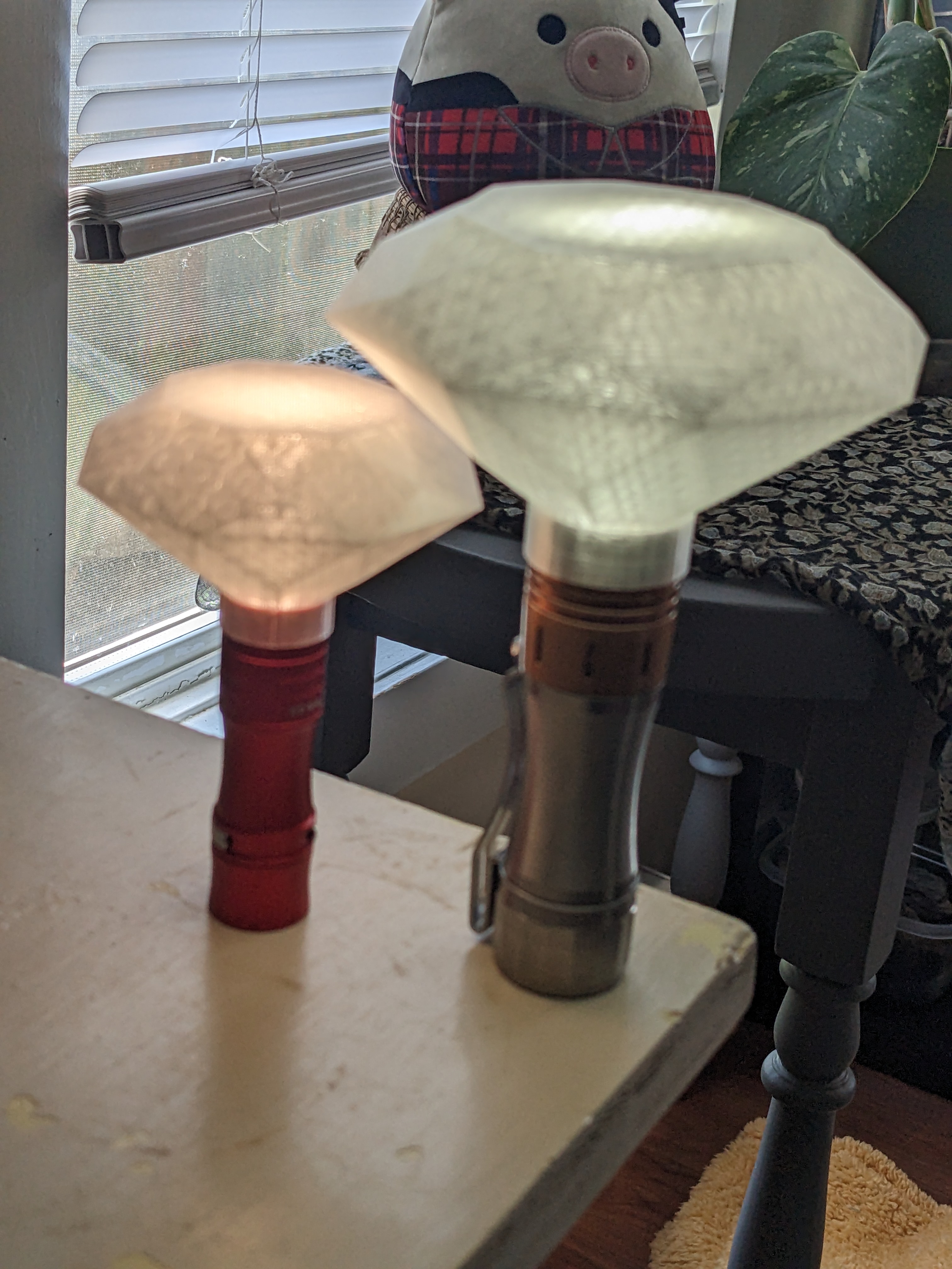 Gemstone Diffuser for flashlights (TS10/KR4) by 3D Goose | Download ...