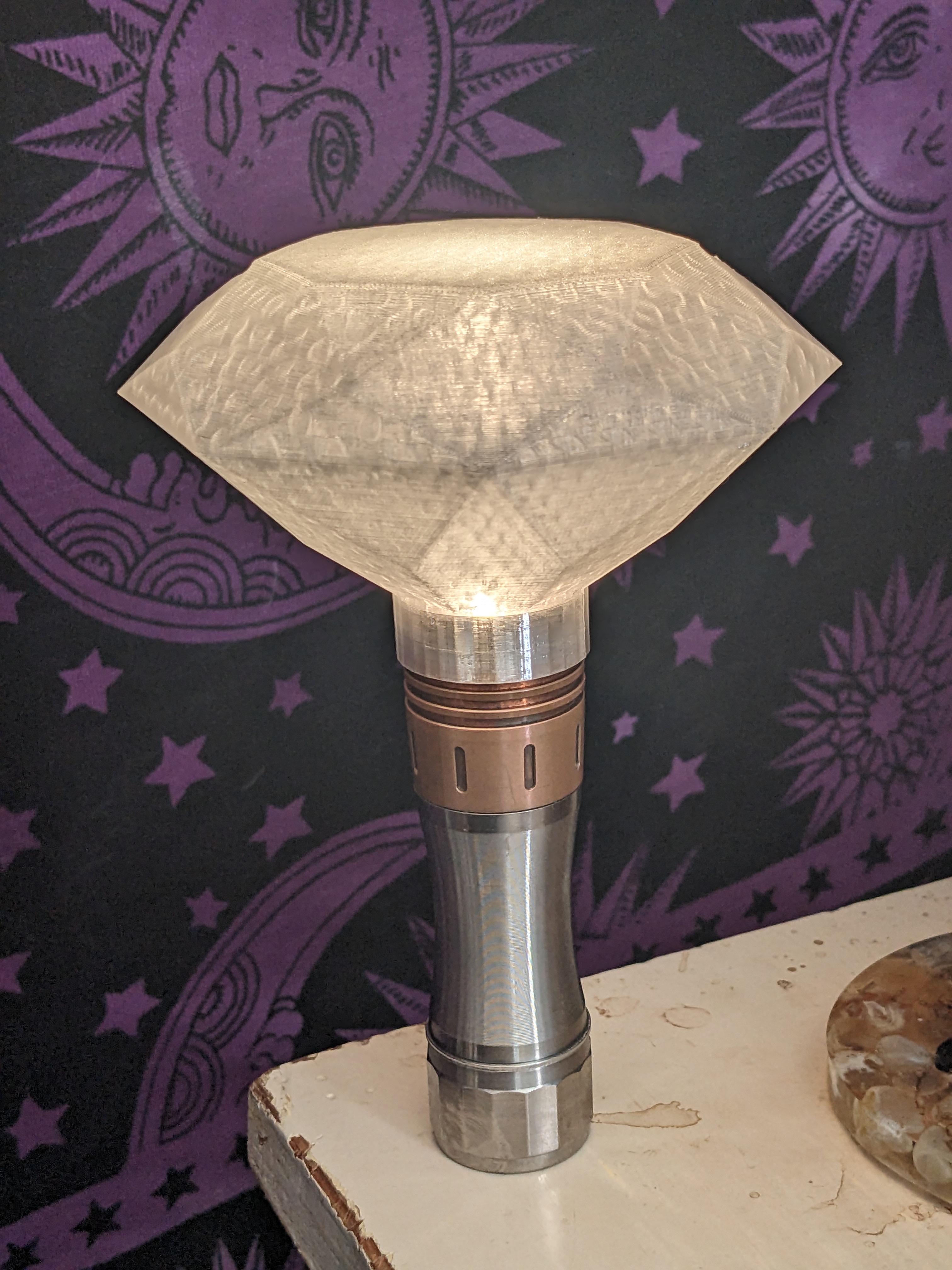 Gemstone Diffuser for flashlights (TS10/KR4) by 3D Goose | Download ...