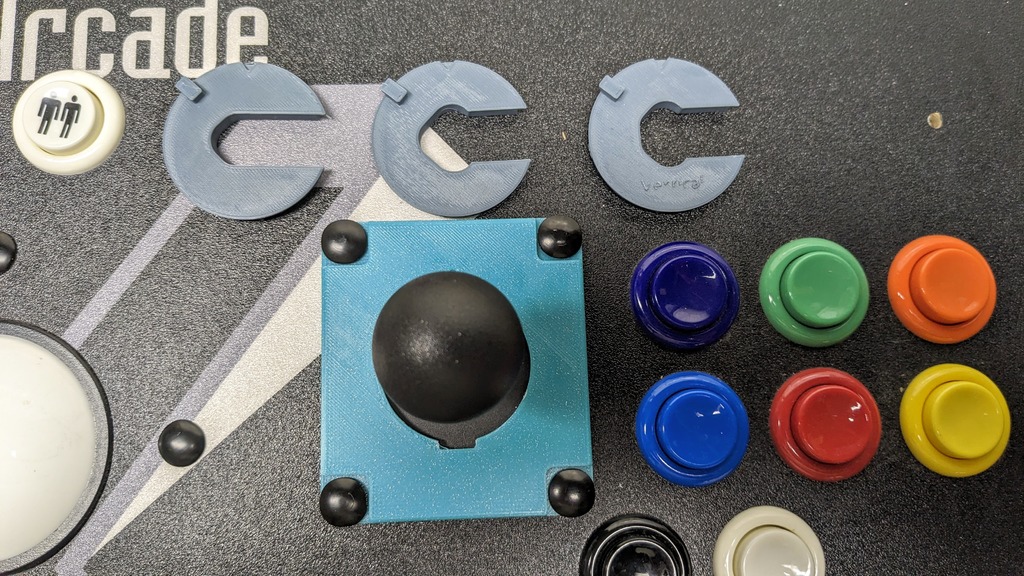 Happ Joystick Restrictor Plate and Inserts by Coyoteran | Download free ...