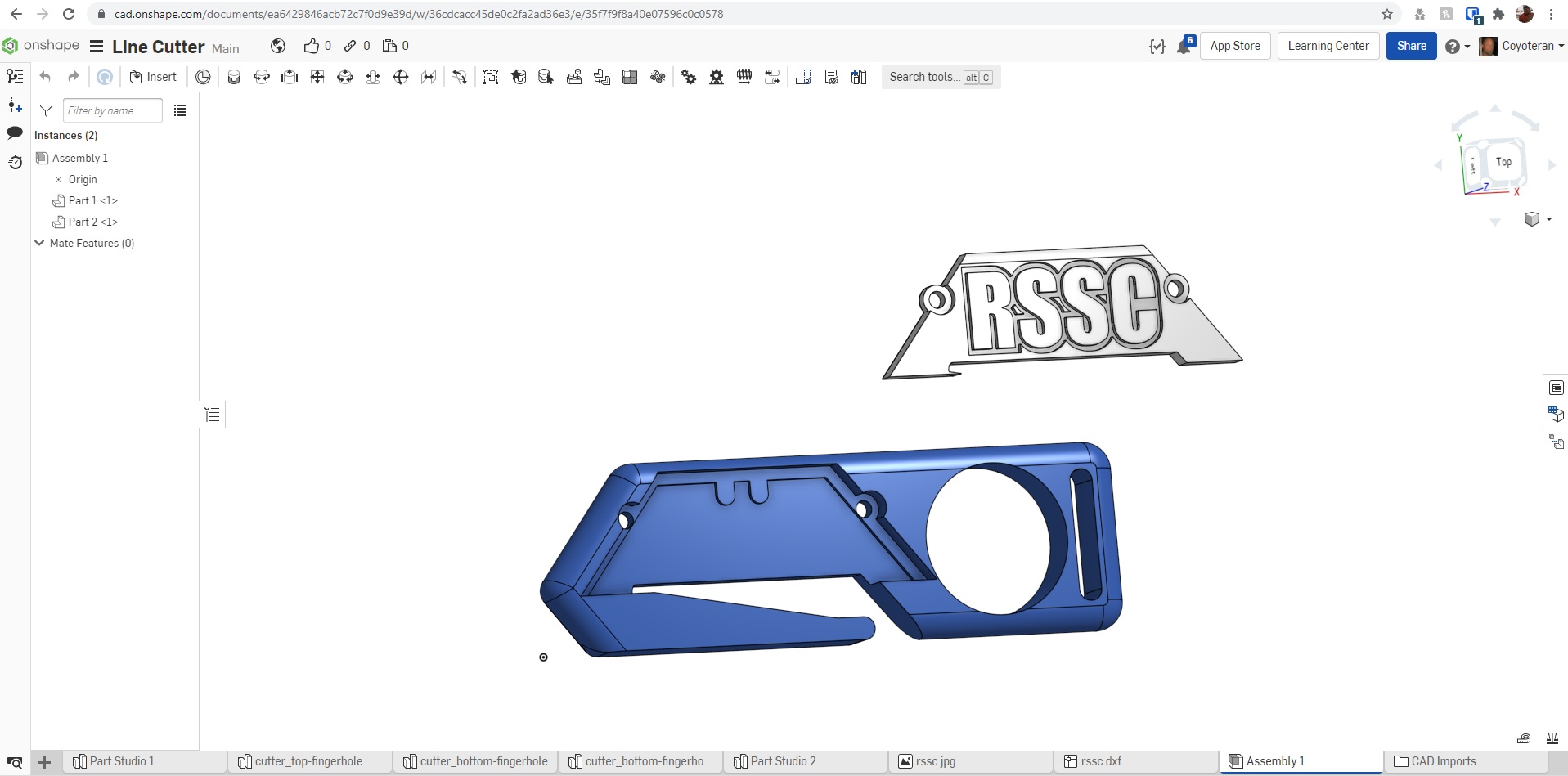 Scuba Line Cutter by Coyoteran | Download free STL model | Printables.com