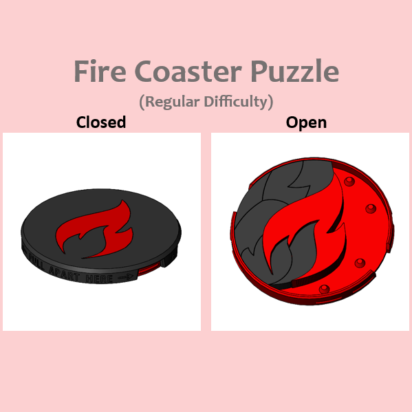 Fire Coaster Puzzle by Ziggy | Download free STL model | Printables.com