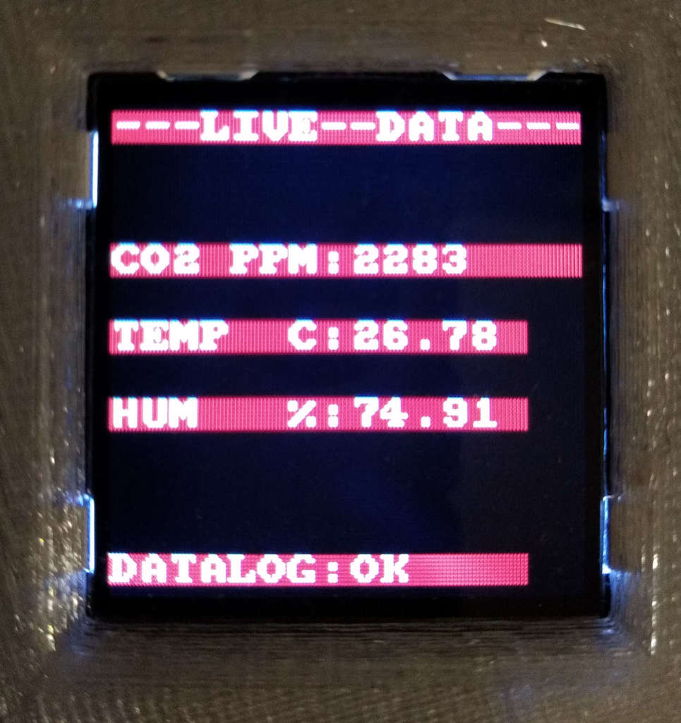 Co2 Carbon Dioxide Esp8266 logger by samdvl | Download free STL model ...