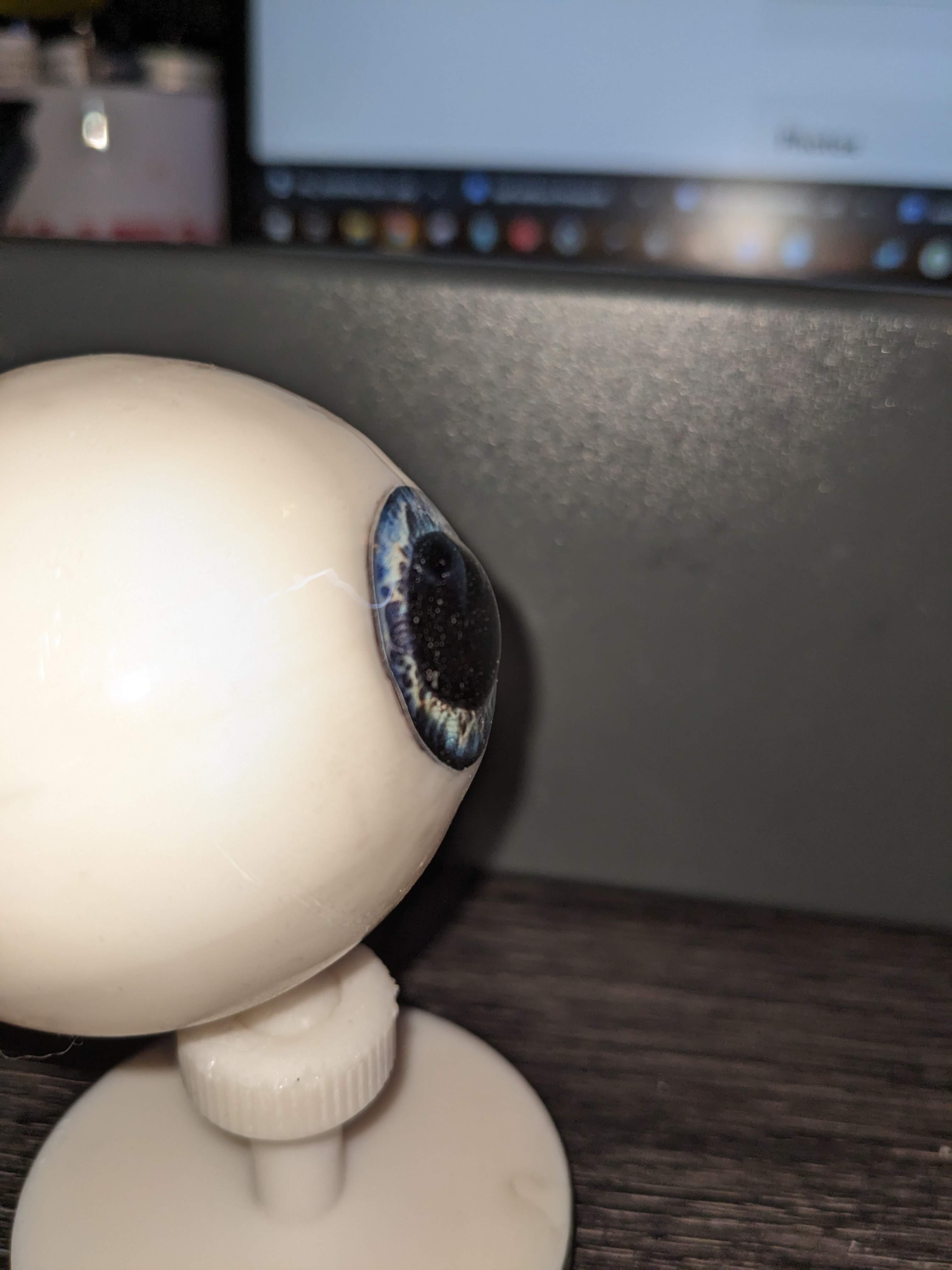 Creepy Eyeball on Swivel Mount by Adam Holland | Download free STL ...
