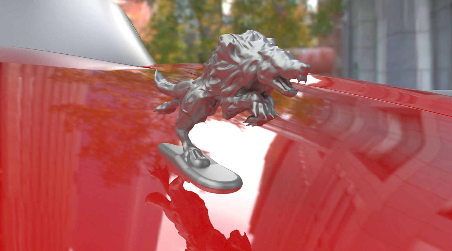 Wolf Hood Ornament by Ubermeisters | Download free STL model ...