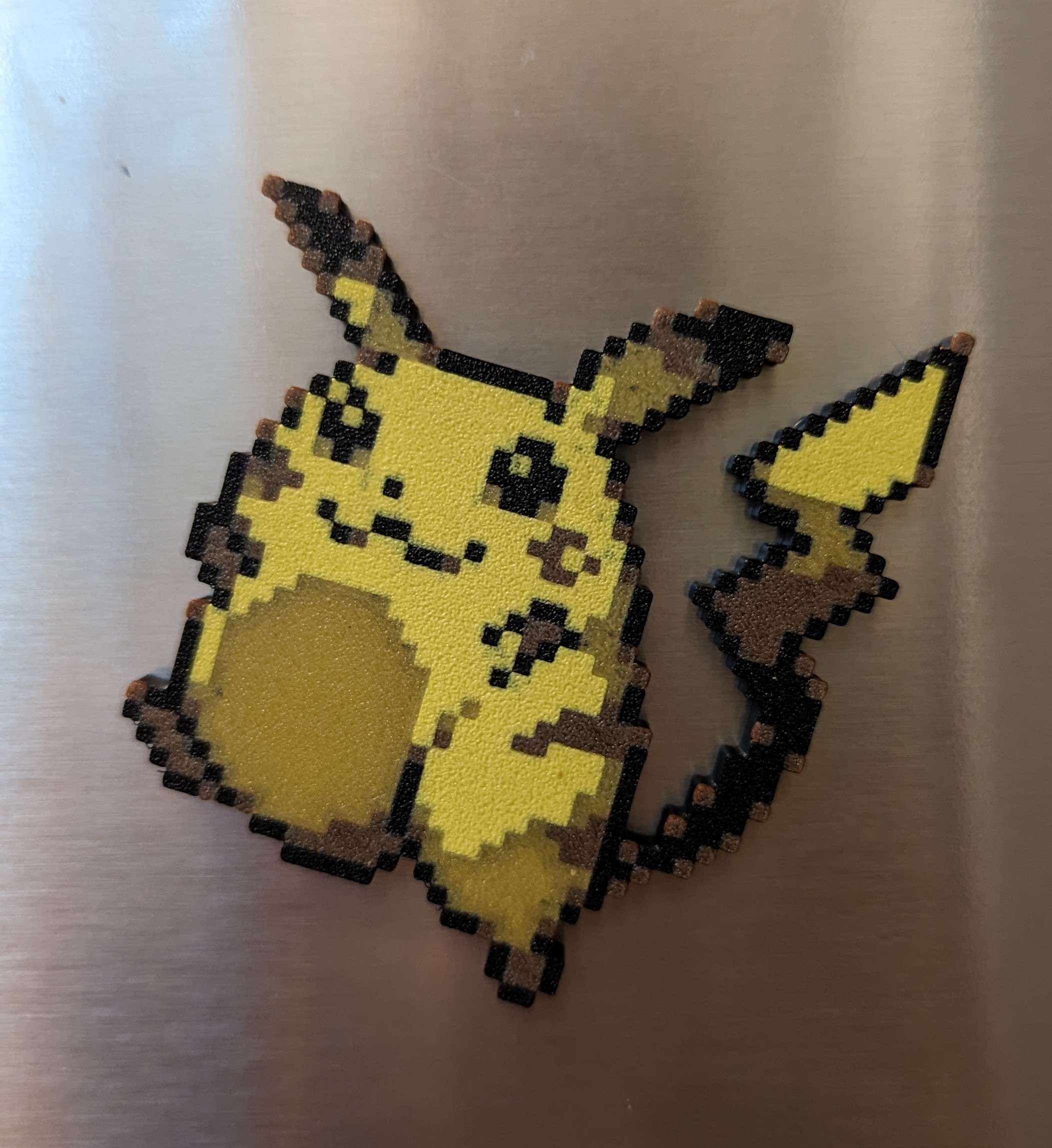 MMU Pikachu Pixel Magnet by RISCie | Download free STL model ...