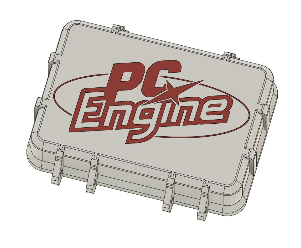 PC Engine TurboGrafx HuCARD or TurboChip Storage Box by Guybrush T ...