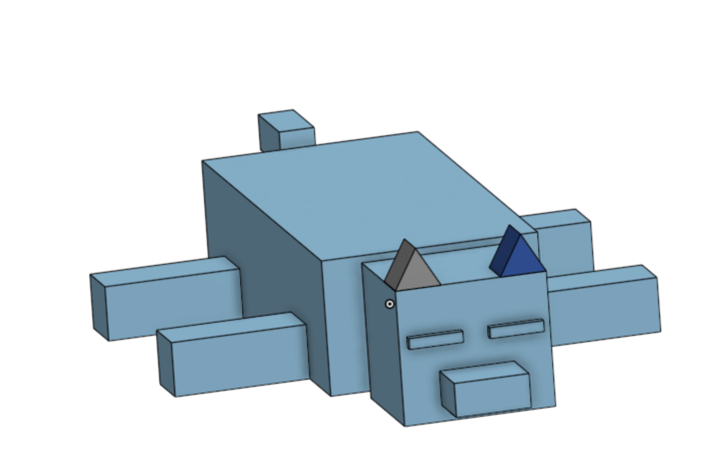 Low-Poly Cat by TheEngels | Download free STL model | Printables.com