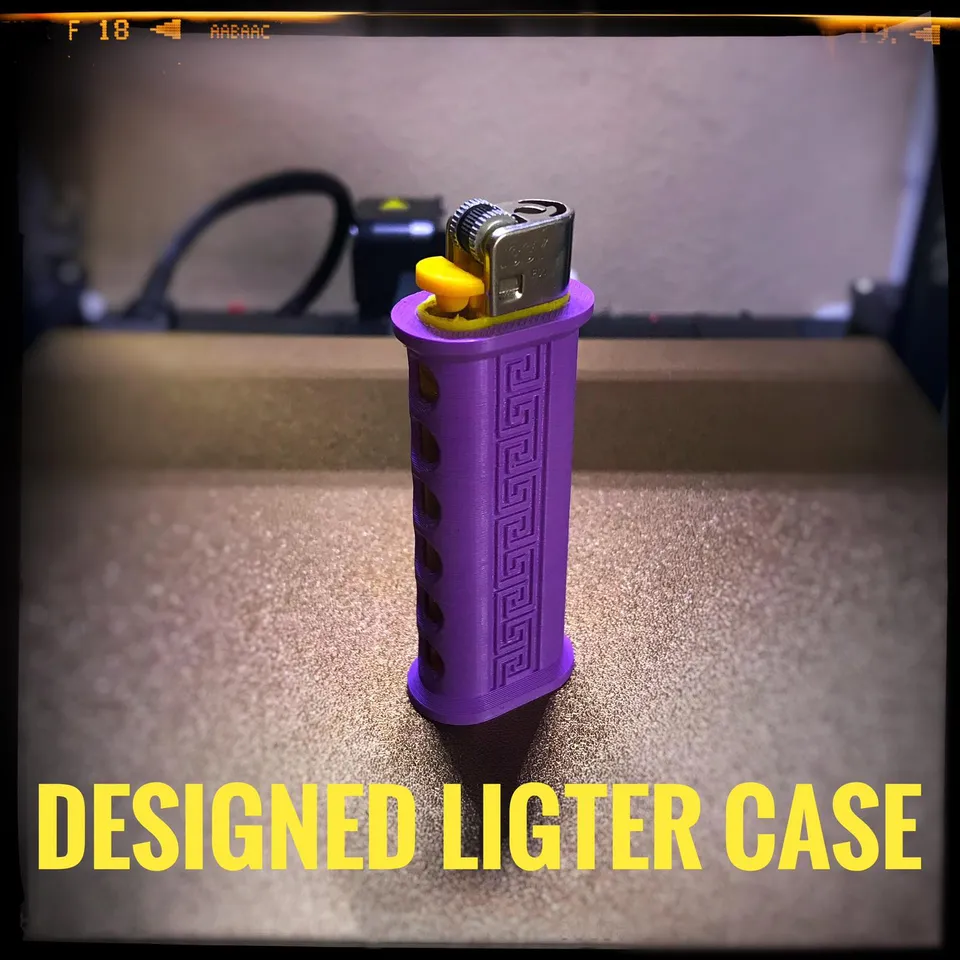 Designed Case for Cheap Lighters by @3DPrintMovieKing | Download free ...