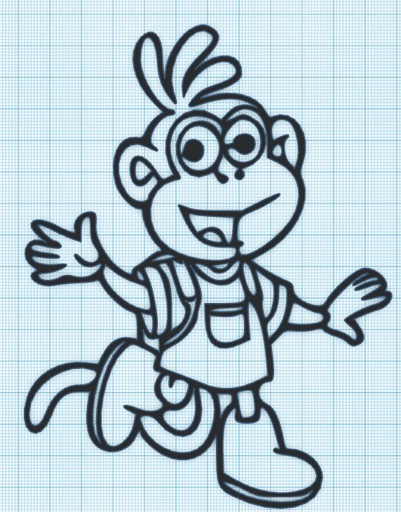 BOOTS - MONKEY - DORA - WALL ART by Ogama Industries | Download free ...