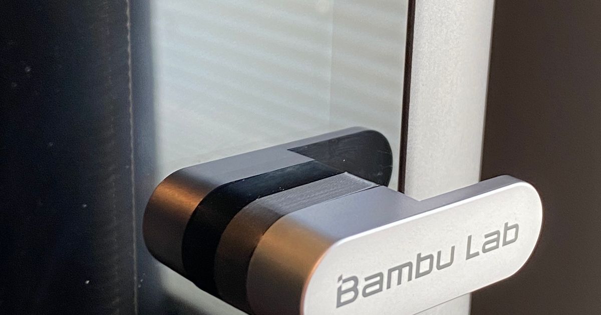 Bambu Lab X1 door knob spacer by Kristian | Download free STL model ...