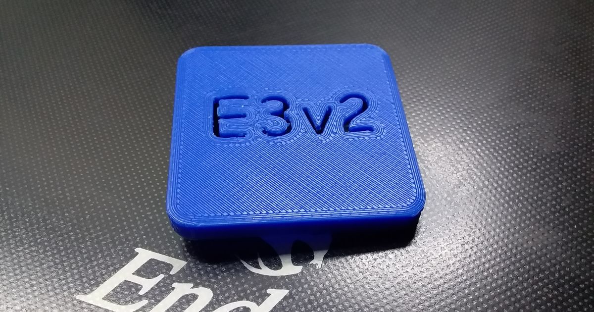 Ender 3 v2 QR Code Cover by Mark | Download free STL model | Printables.com