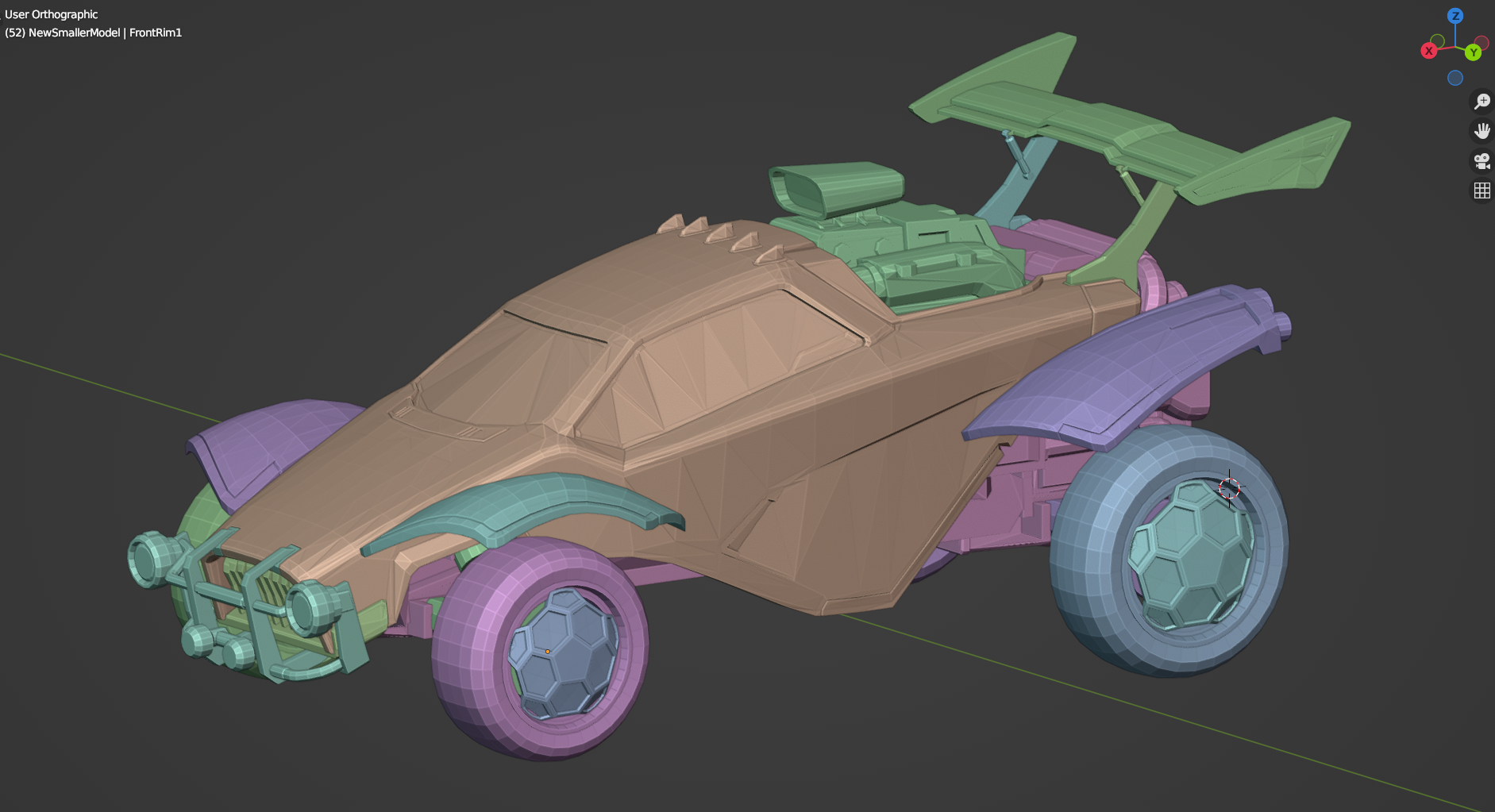 Octane Rocket League Cleaned Multipart by Farhan | Download free STL ...