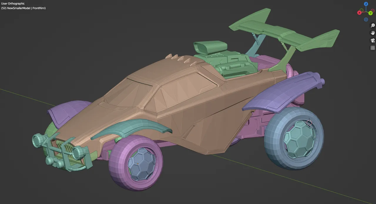 Octane Rocket League Cleaned Multipart by Farhan | Download free STL ...