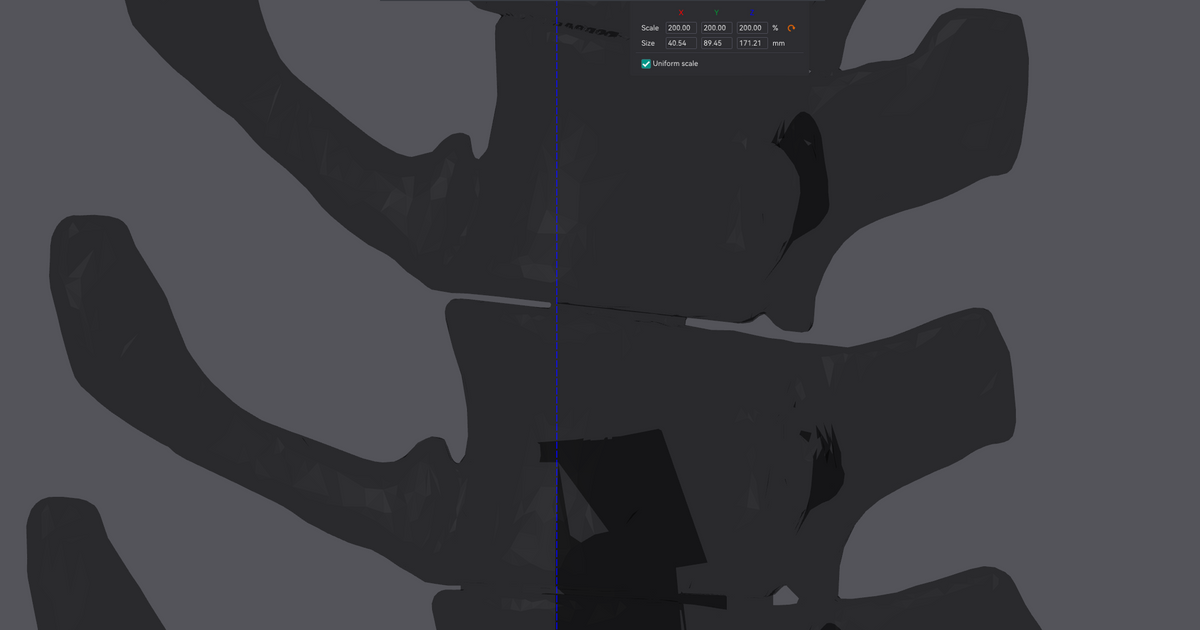 T-Rex fossil Tail B fixed by luc1d | Download free STL model ...