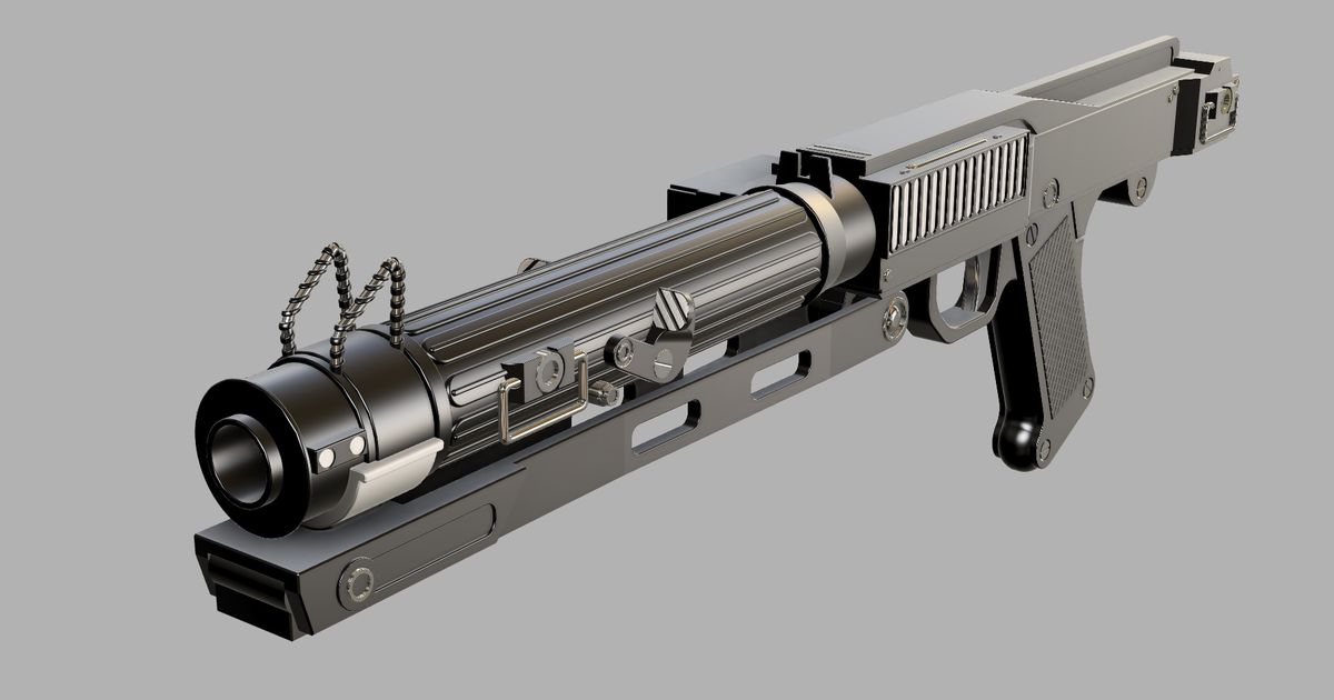 Cut+keyed ver Andor / Mandalorian season 3 version Star Wars DC15S ...