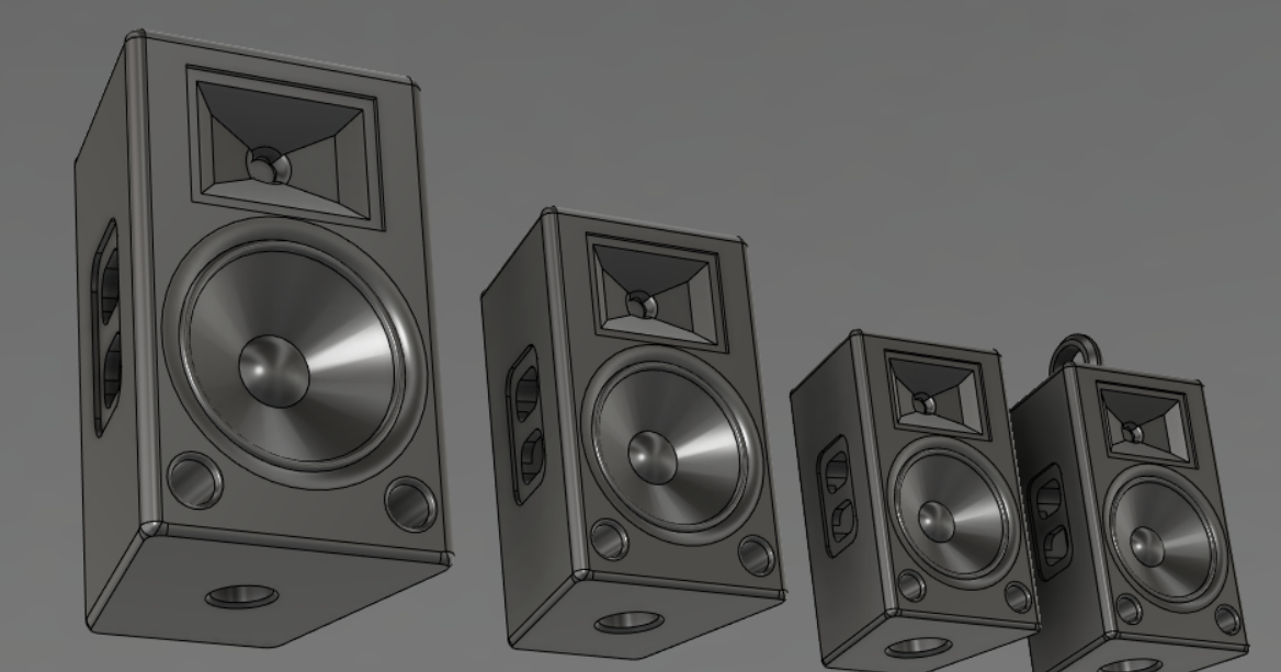 Fullrange Speaker model size by Henki71 | Download free STL model ...
