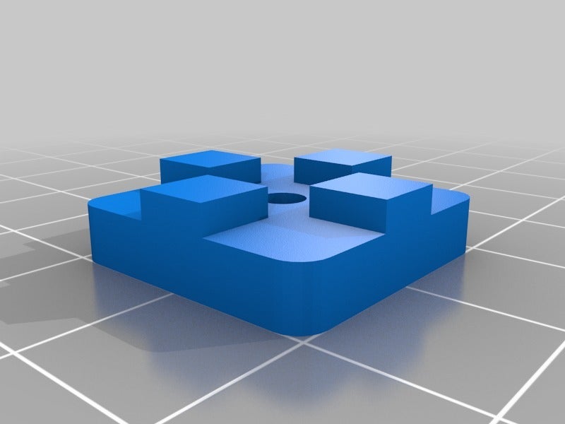 2020 Extrusion (B-Type Nut 6) End Cap with screw hole by Sam | Download ...
