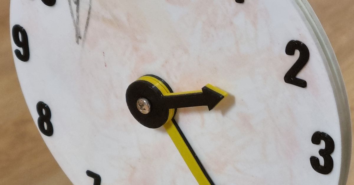 Toy wall clock by Sica | Download free STL model | Printables.com