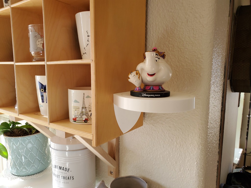 Round shelf by gyscos | Download free STL model | Printables.com