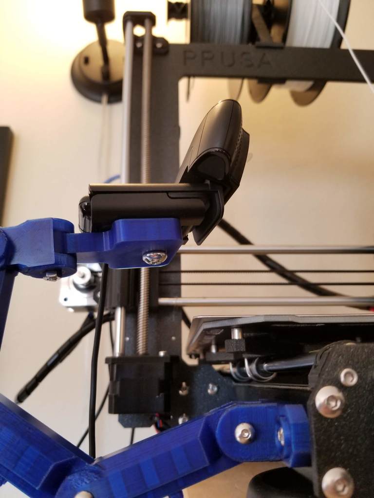 C930e mount for RaffoSan's camera arm by gyscos | Download free STL ...