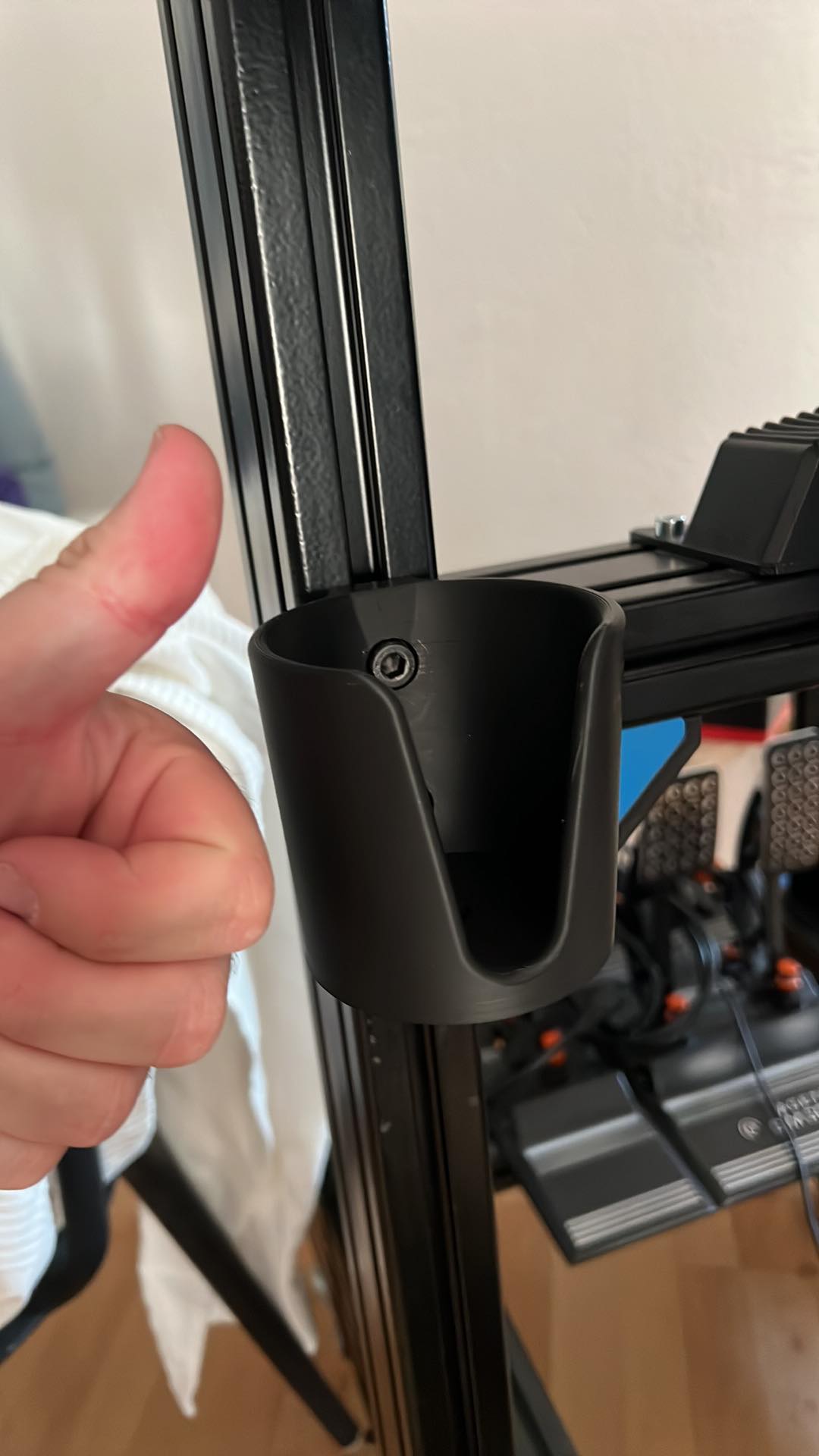 Cupholder for simracing rig by KristianEmil | Download free STL model ...