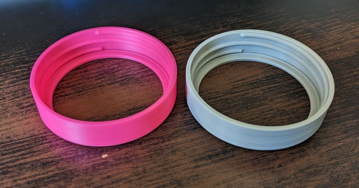 Mason Jar Ring, Standard Mouth by Alex | Download free STL model ...