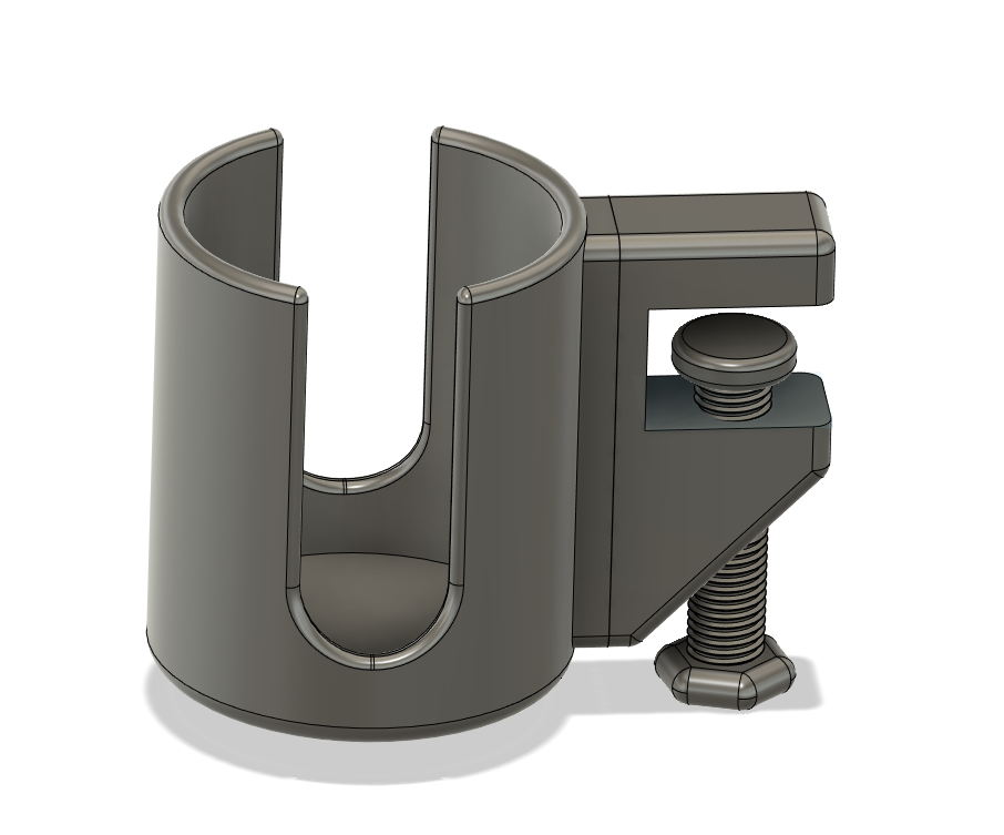 Simple Cup Holder with Multiple Mounting Options by meub | Download ...