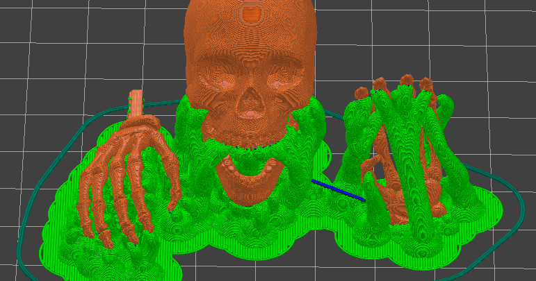 Skeleton in Radioactive ooze by ThreeDoc | Download free STL model ...