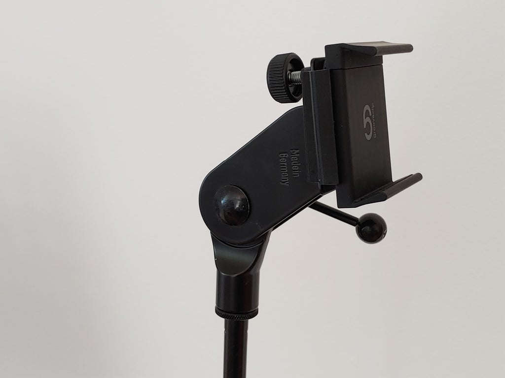 Smartphone Fixation for Microphone Stand by Sam | Download free STL ...