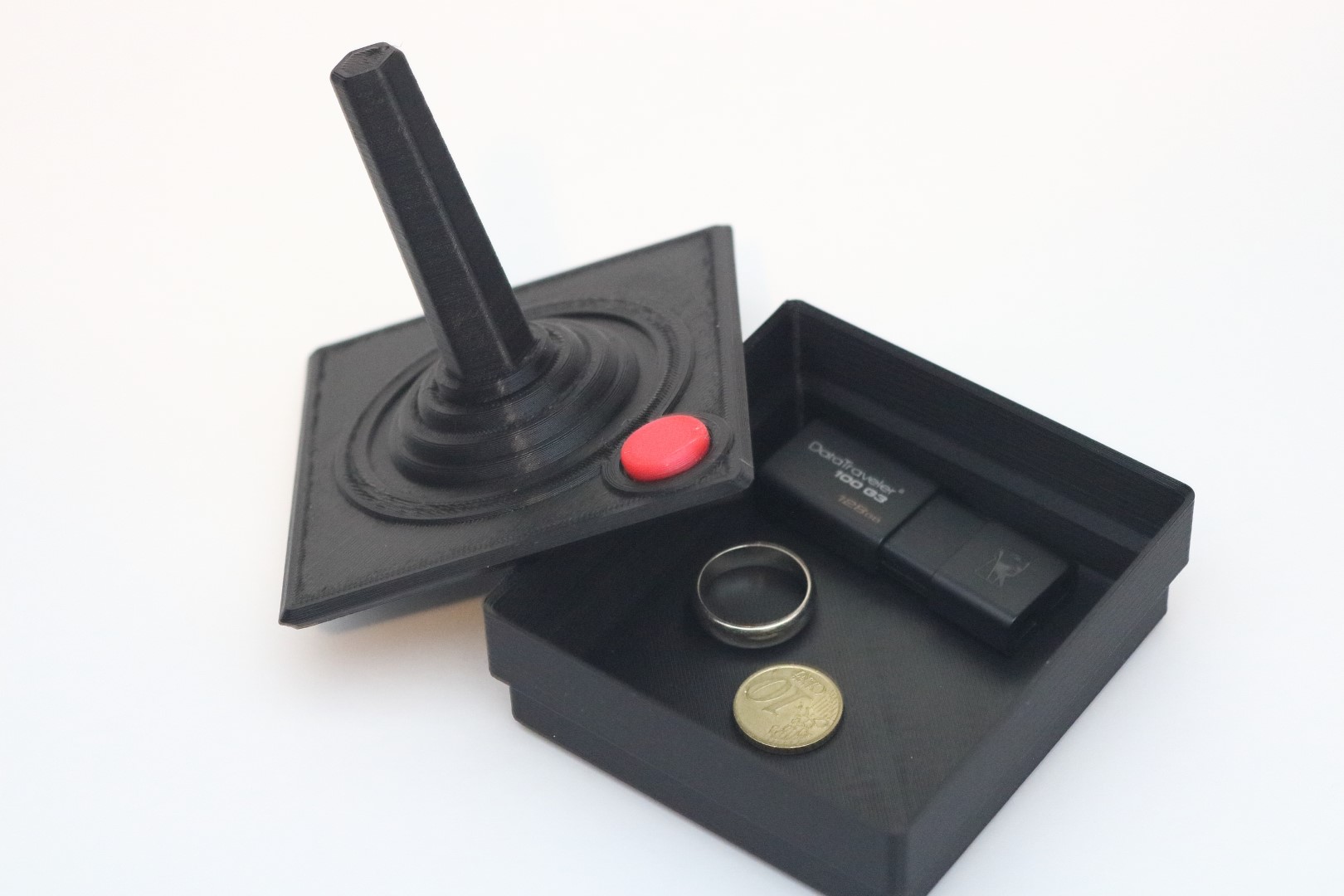 Atari Joystick Ring Holder with Optional Compartment by Ken Mills ...