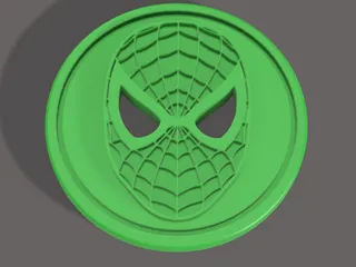 Spider-Man Coin by KCWarthog3D | Download free STL model | Printables.com