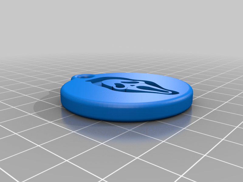 Scream Keychain By Kcwarthog3d Download Free Stl Model