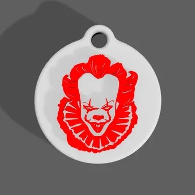 Pennywise Keychain by KCWarthog3D | Download free STL model ...