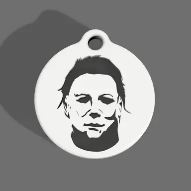 Michael Myers Keychain by KCWarthog3D | Download free STL model ...
