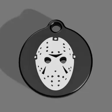Jason Friday the 13th Keychain by KCWarthog3D | Download free STL model ...