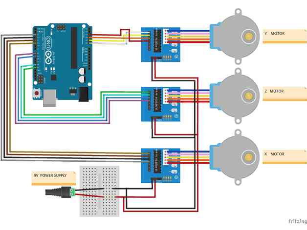 Foldable all-printed Penplotter/drawbot by Joeri | Download free STL ...