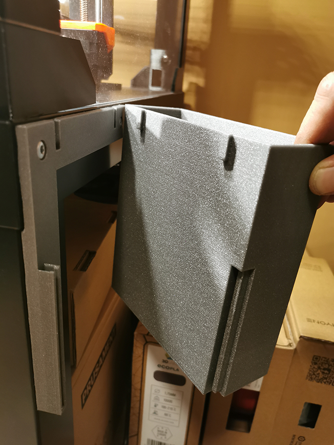 Removable Prusa enclosure garbage basket by Boomi | Download free STL ...