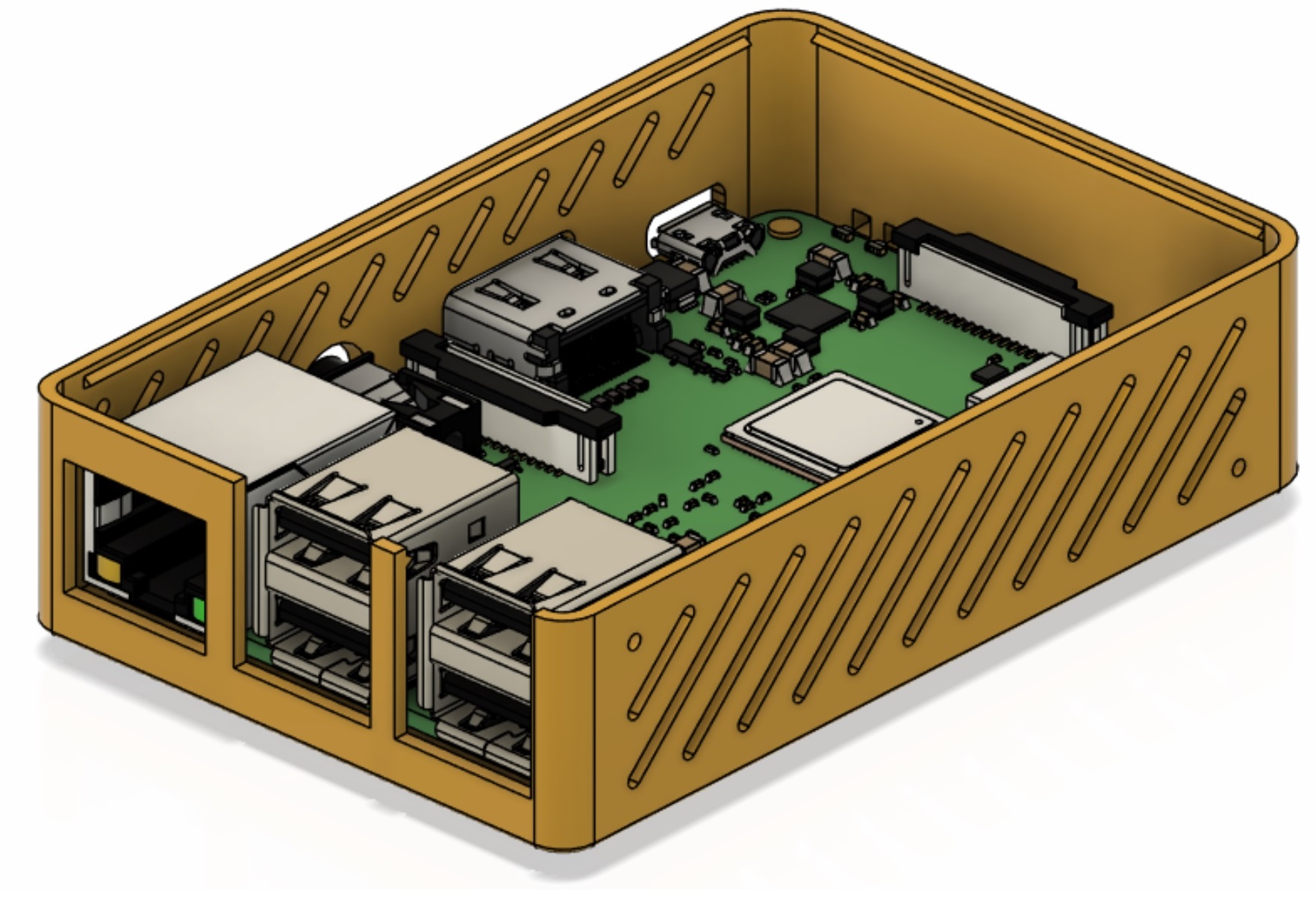 Raspberry Pi fan case for 3B or 3B+ by jeepers01 | Download free STL ...