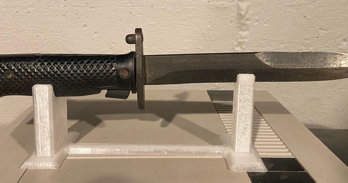 M5A1 Bayonet Display Stand by theo | Download free STL model ...