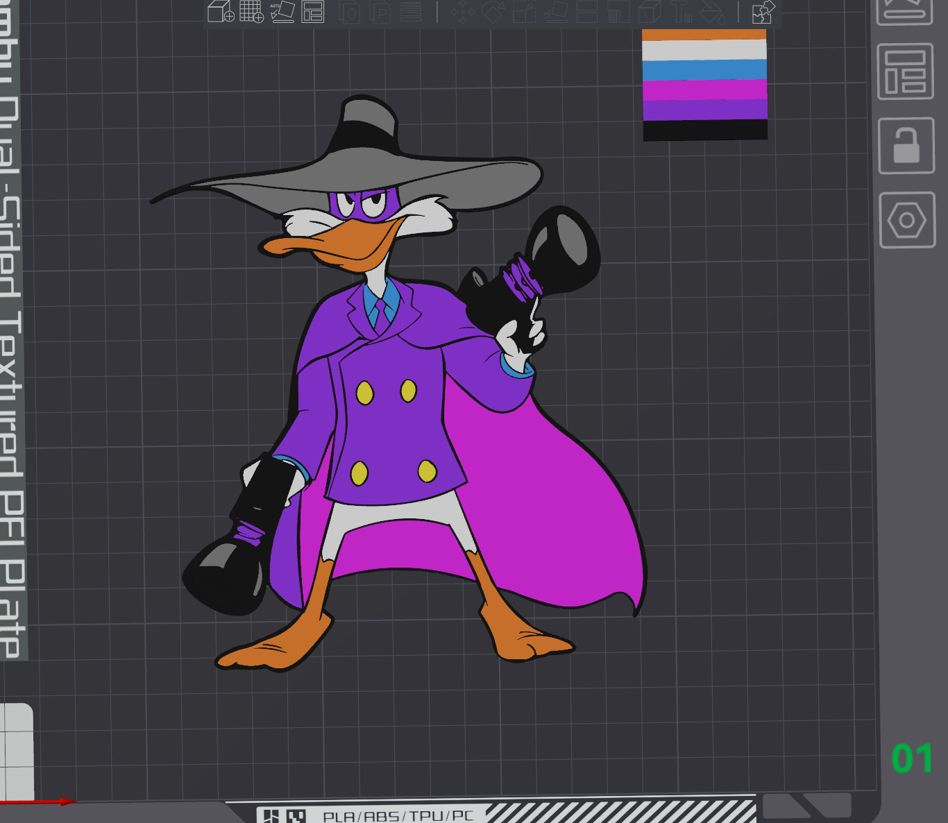 Darkwing Duck 2D Wall Art by AnthonyM_323 | Download free STL model ...