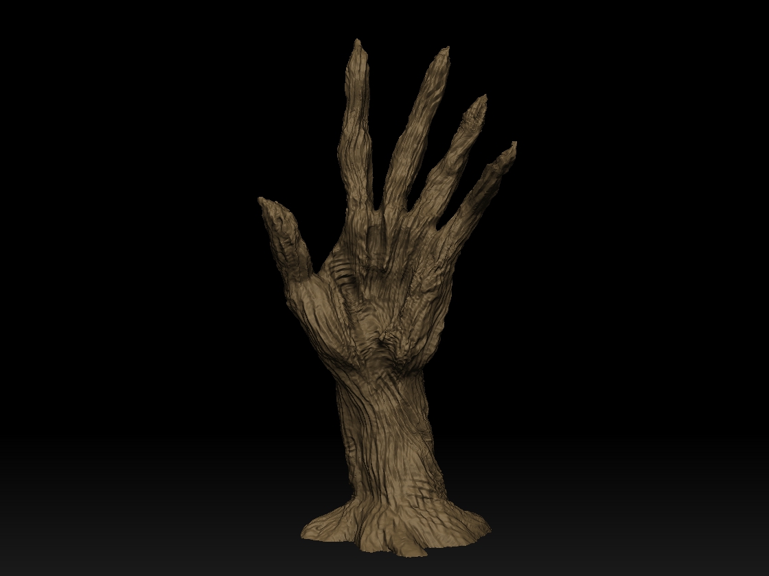 hand tree branches by Dirac Arts | Download free STL model | Printables.com