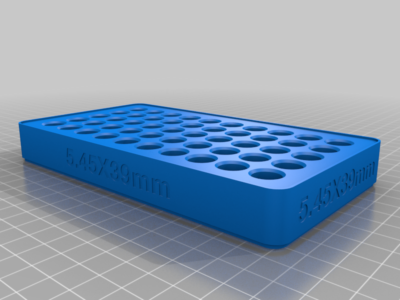 5.45X39mm Stacking Loading Block by brass_ring | Download free STL ...