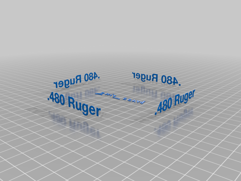 .480 Ruger Stacking Loading Block by brass_ring | Download free STL ...