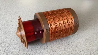 Cryptex (5, 6, 7, 8 or 10 letter wheels) by Cees | Download free STL ...