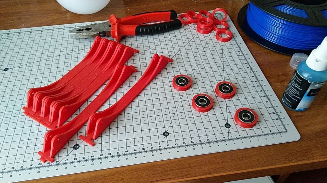 Ball bearing spool holder. by Andrés Palomo | Download free STL model ...