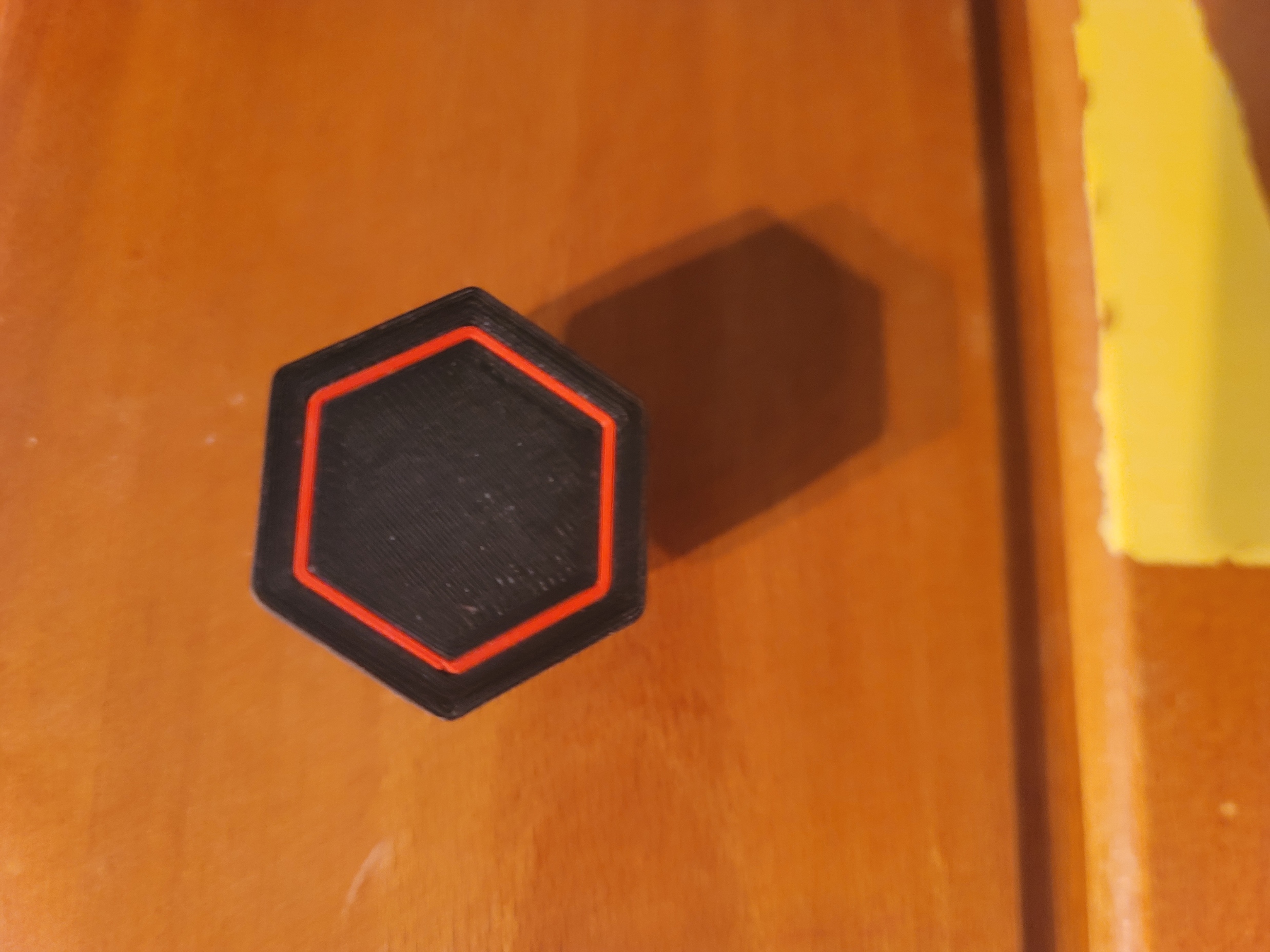 Hex knob with color Z-hop by Ankhadia | Download free STL model | Printables.com