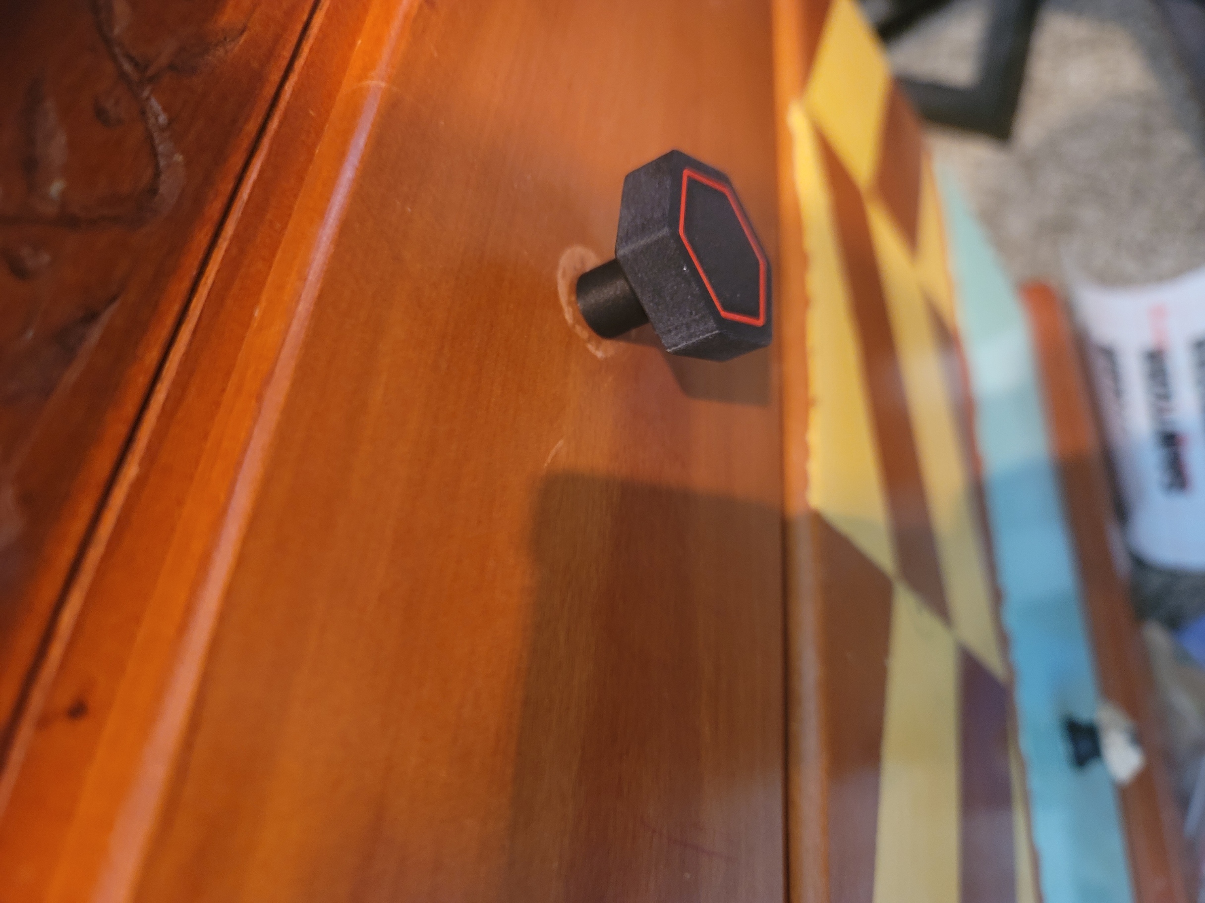 Hex knob with color Z-hop by Ankhadia | Download free STL model ...