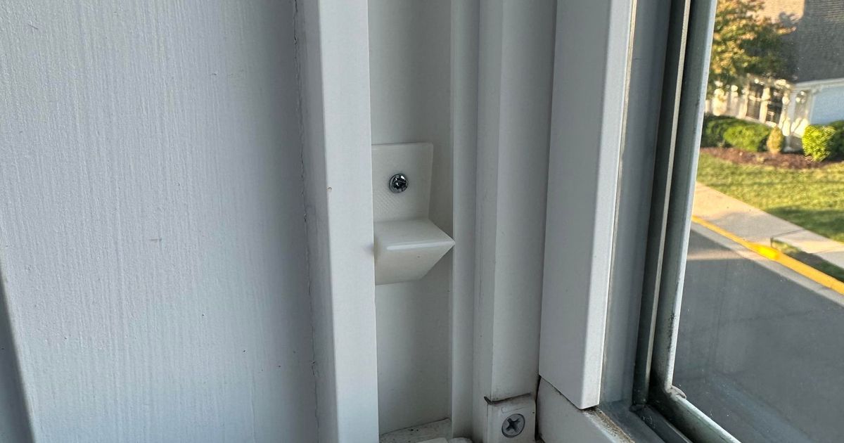 Window Stopper (Child Safety) by Burt Macklin | Download free STL model ...