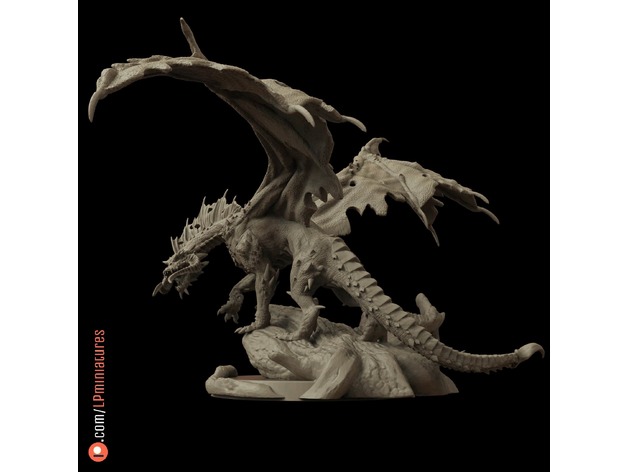 Black Dragon por Emiliano M. | Descargar modelo STL gratuito ...