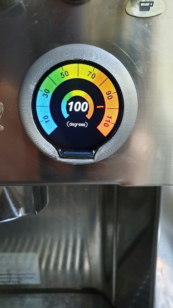 Round Screen GC9A01 40mm Temperature by Schlachtschiff | Download free ...